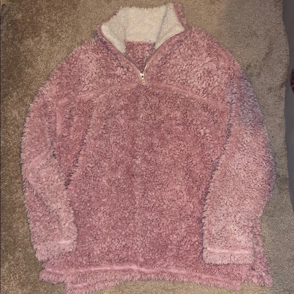 Peach Love California | Jackets & Coats | Light Pink Sherpa | Poshmark